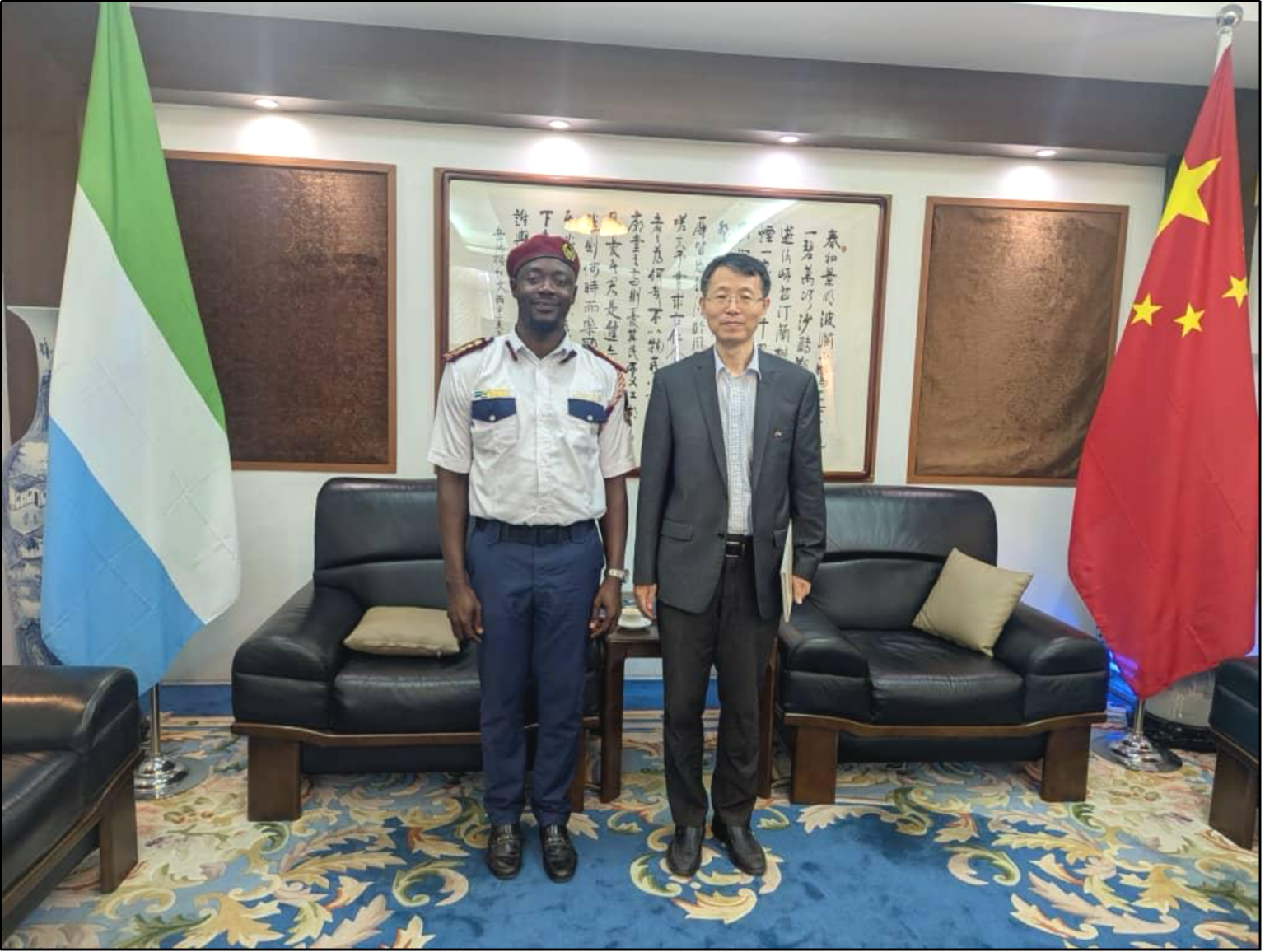 SLRSA Strengthens Partnership with Chinese Embassy - Gleaner Newspaper SL